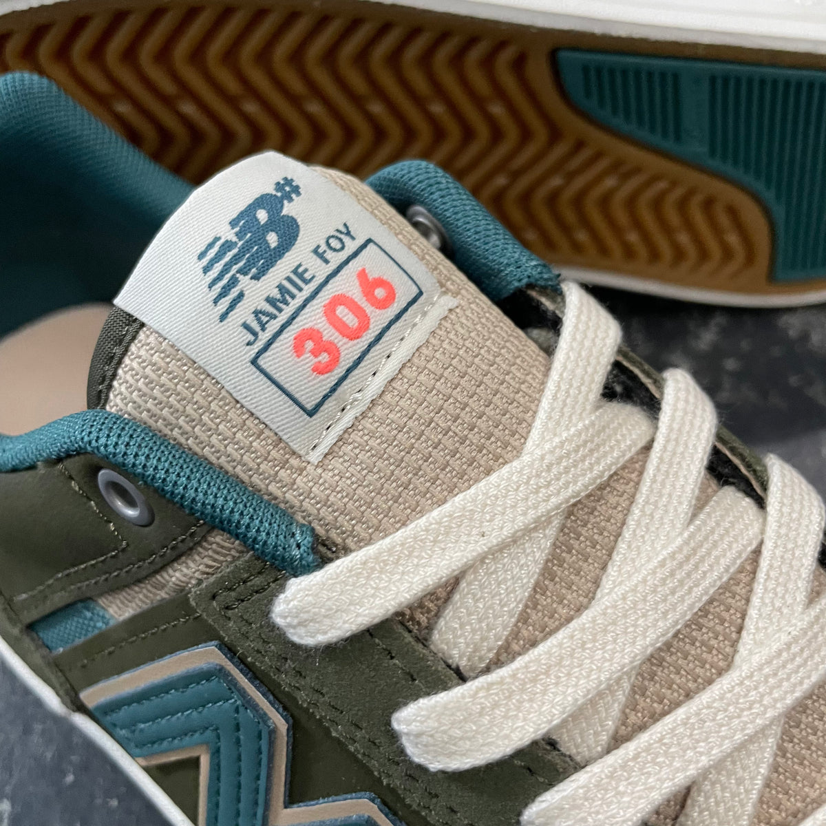 New Balance Numeric Jamie Foy 306 Green/Blue SALE – 561 Skate