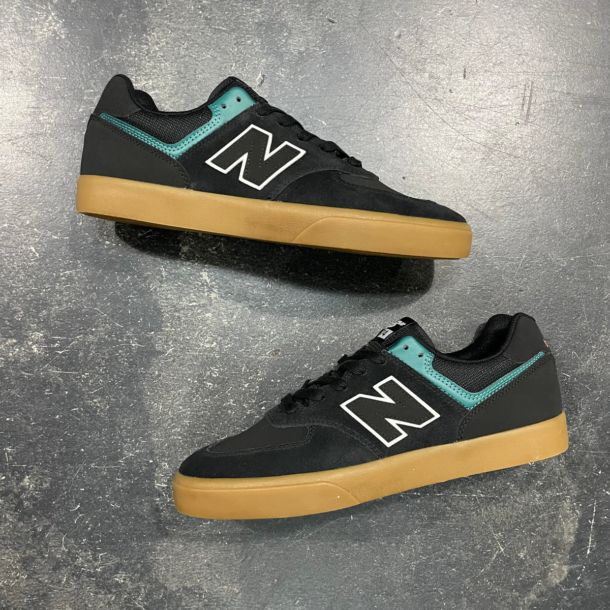 New Balance Numeric 574 Vulc Black/Green SALE – 561 Skate