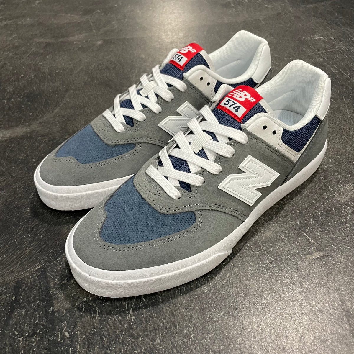 New Balance Numeric 574 Vulc Grey/White SALE – 561 Skate