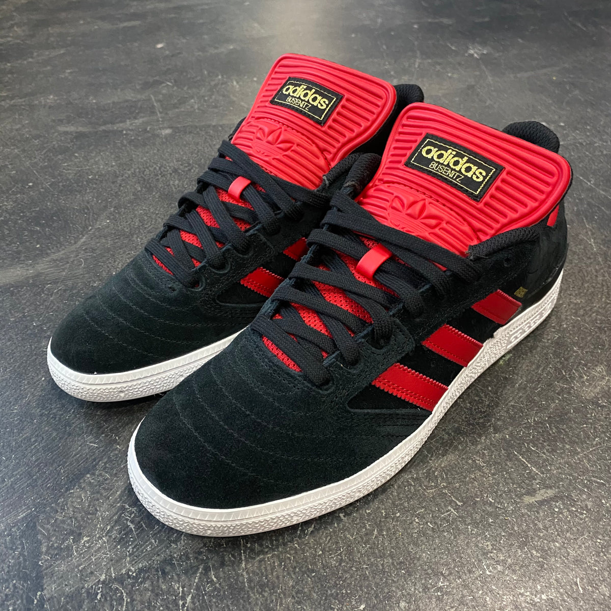 Adidas Busenitz Black/Red/Gold SALE – 561 Skate