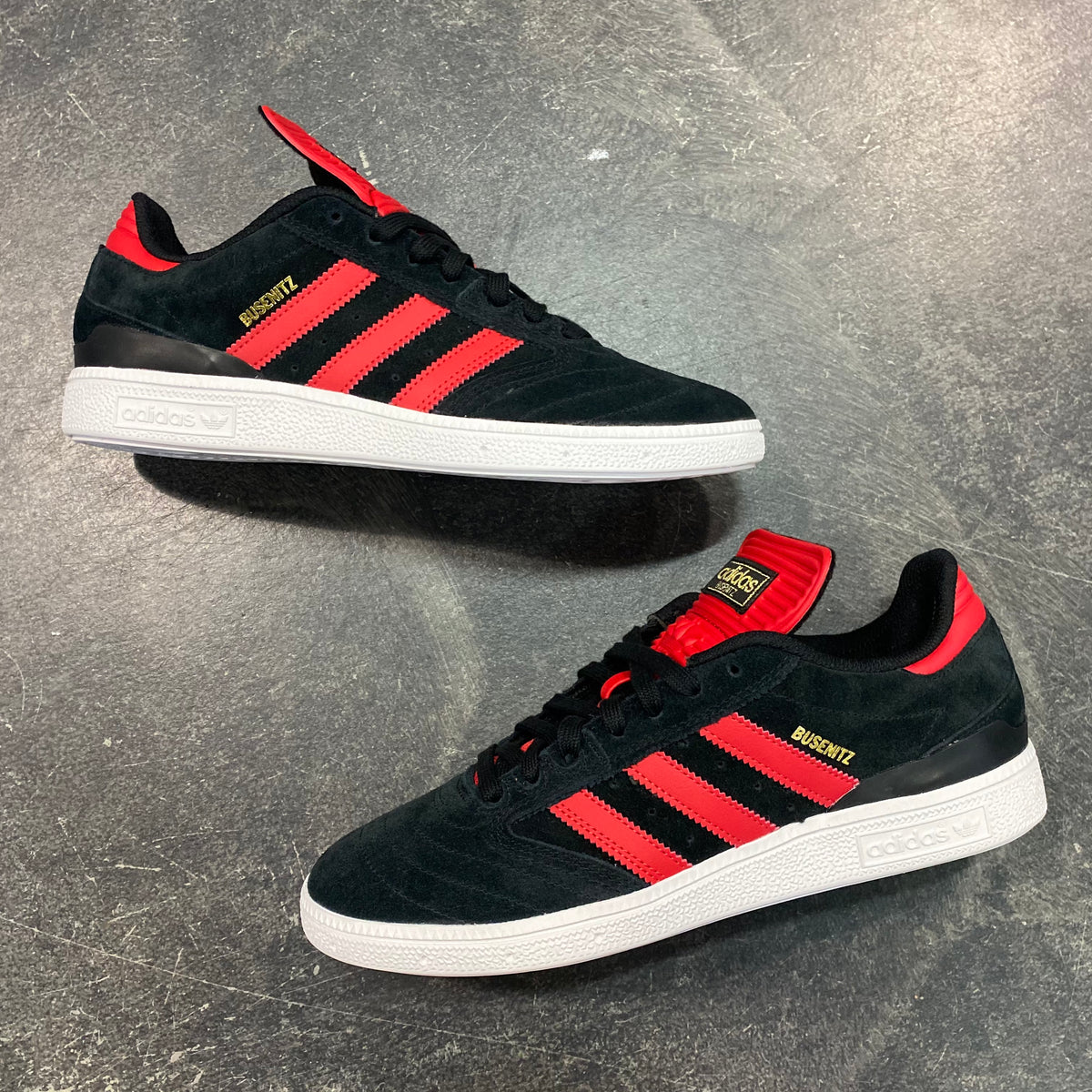Adidas Busenitz Black/Red/Gold SALE – 561 Skate